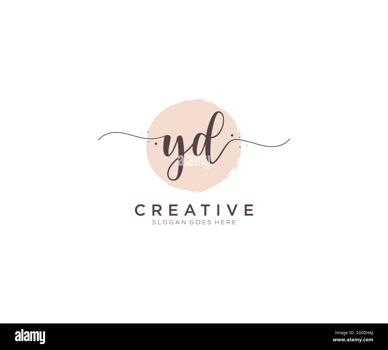 Yd logo design hi-res stock photography and images - Alamy