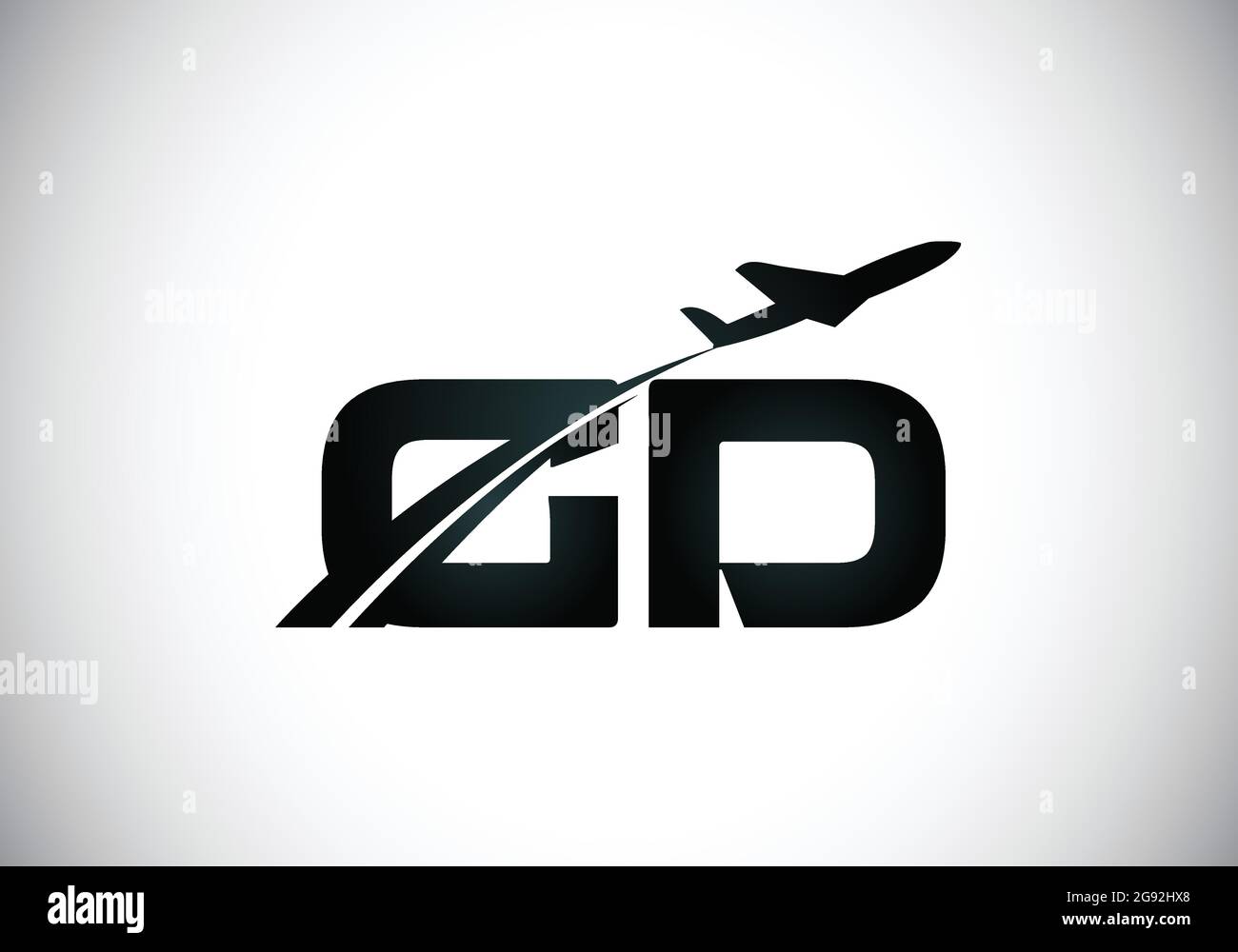 Initial GD Letter Logo With Creative Modern Business Typography Vector ...