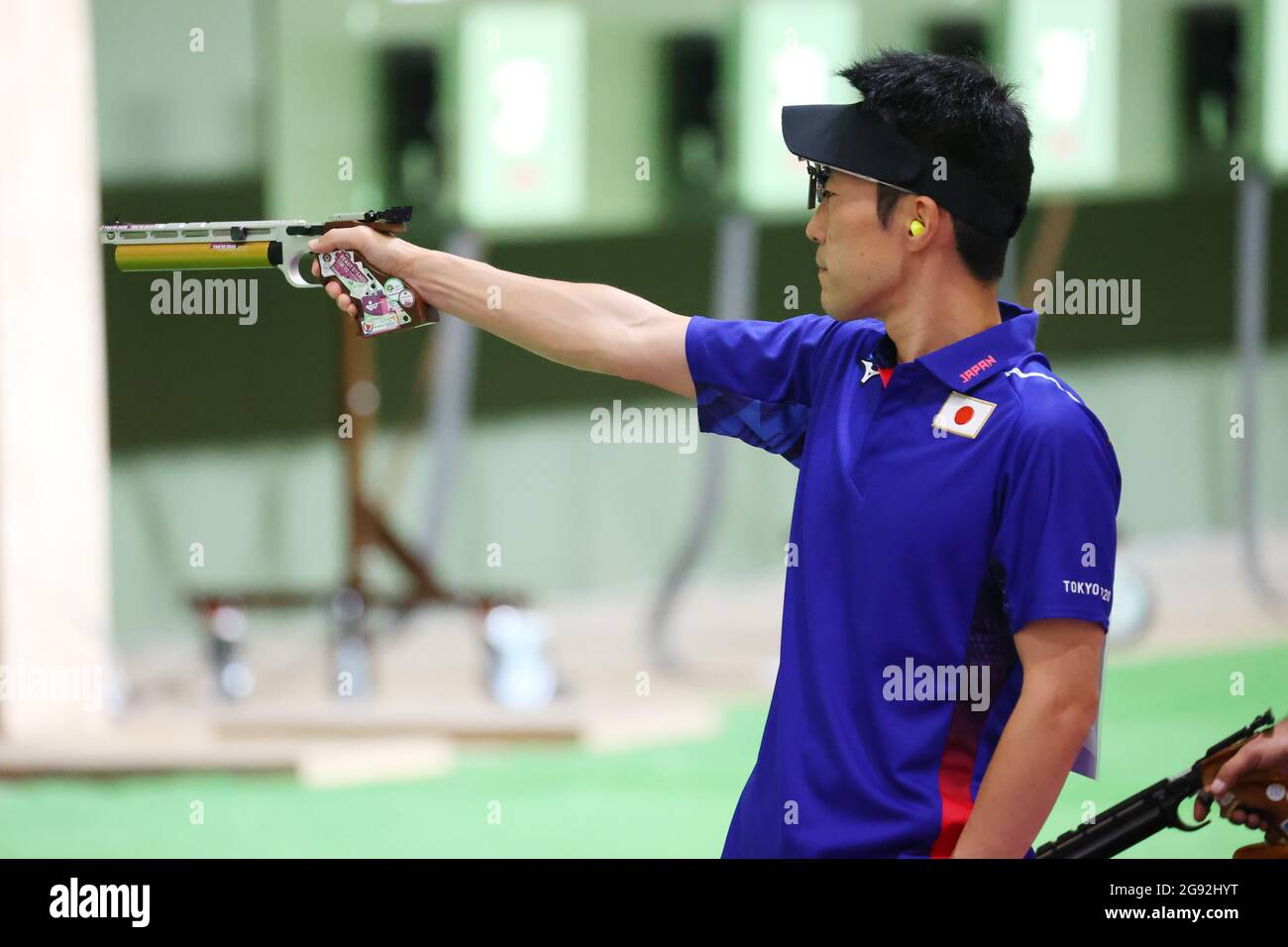 Tokyo, Japan. 24th July, 2021. Kojiro Horimizu (JPN) Shooting - Rifle ...