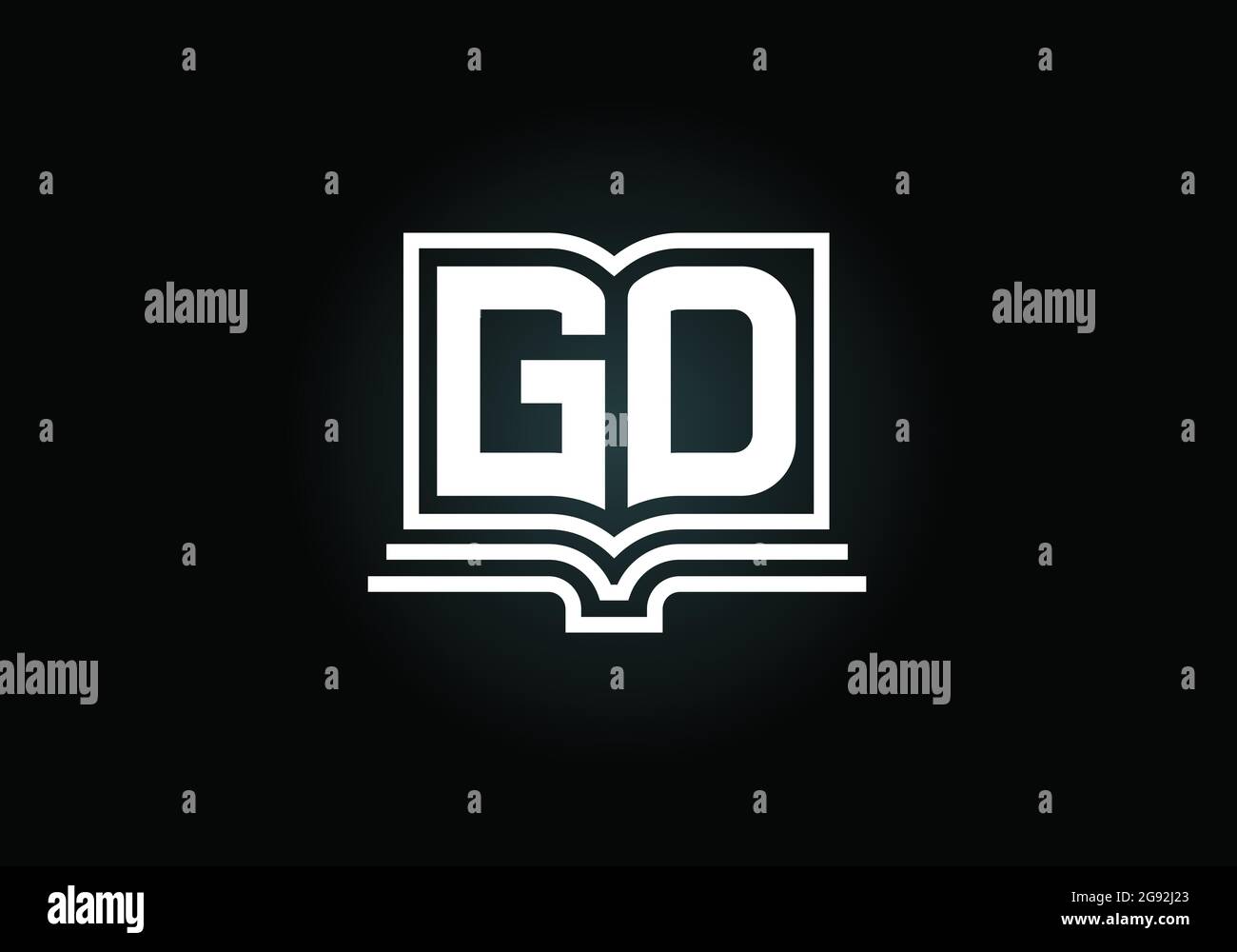 Initial GD Letter Logo With Creative Modern Business Typography Vector ...