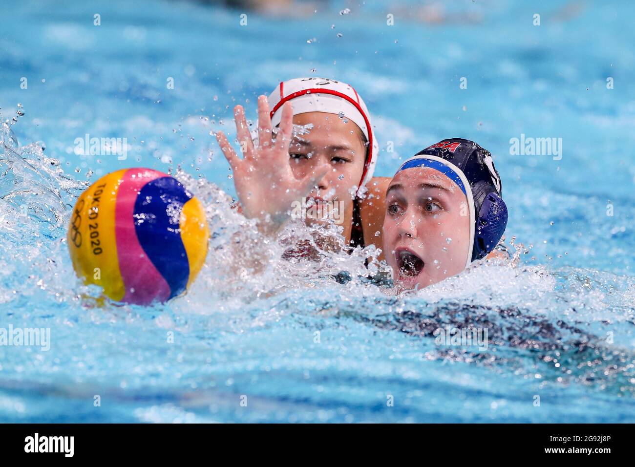 Tokyo, Japan. 24th July, 2021. TOKYO, JAPAN - JULY 24: Aria Fischer of ...