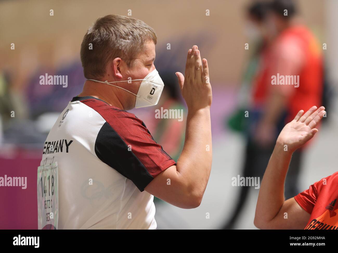 Tokyo, Japan. 24th July, 2021. Shooting: Olympics, preliminary ...