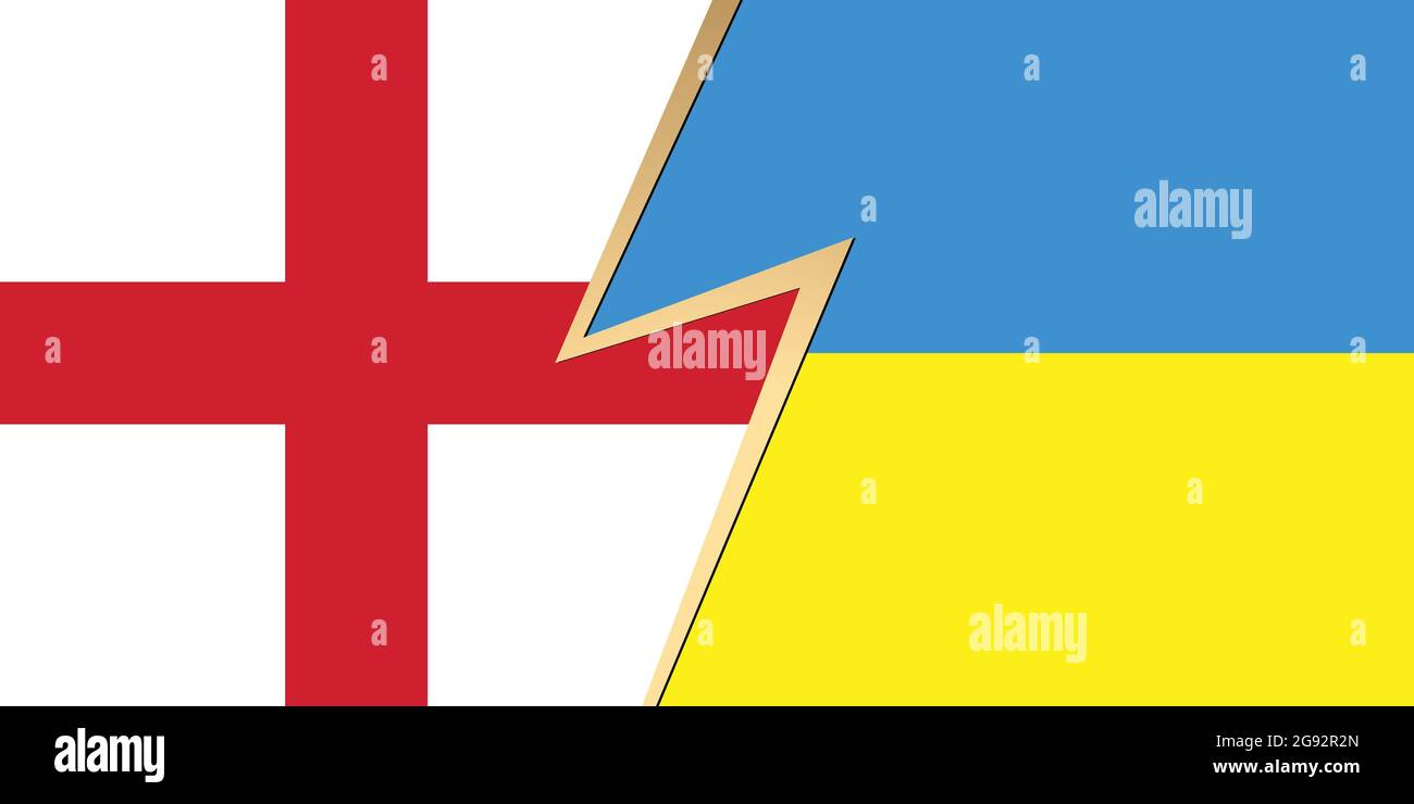 British flag ukrainian flag Stock Vector Images - Alamy