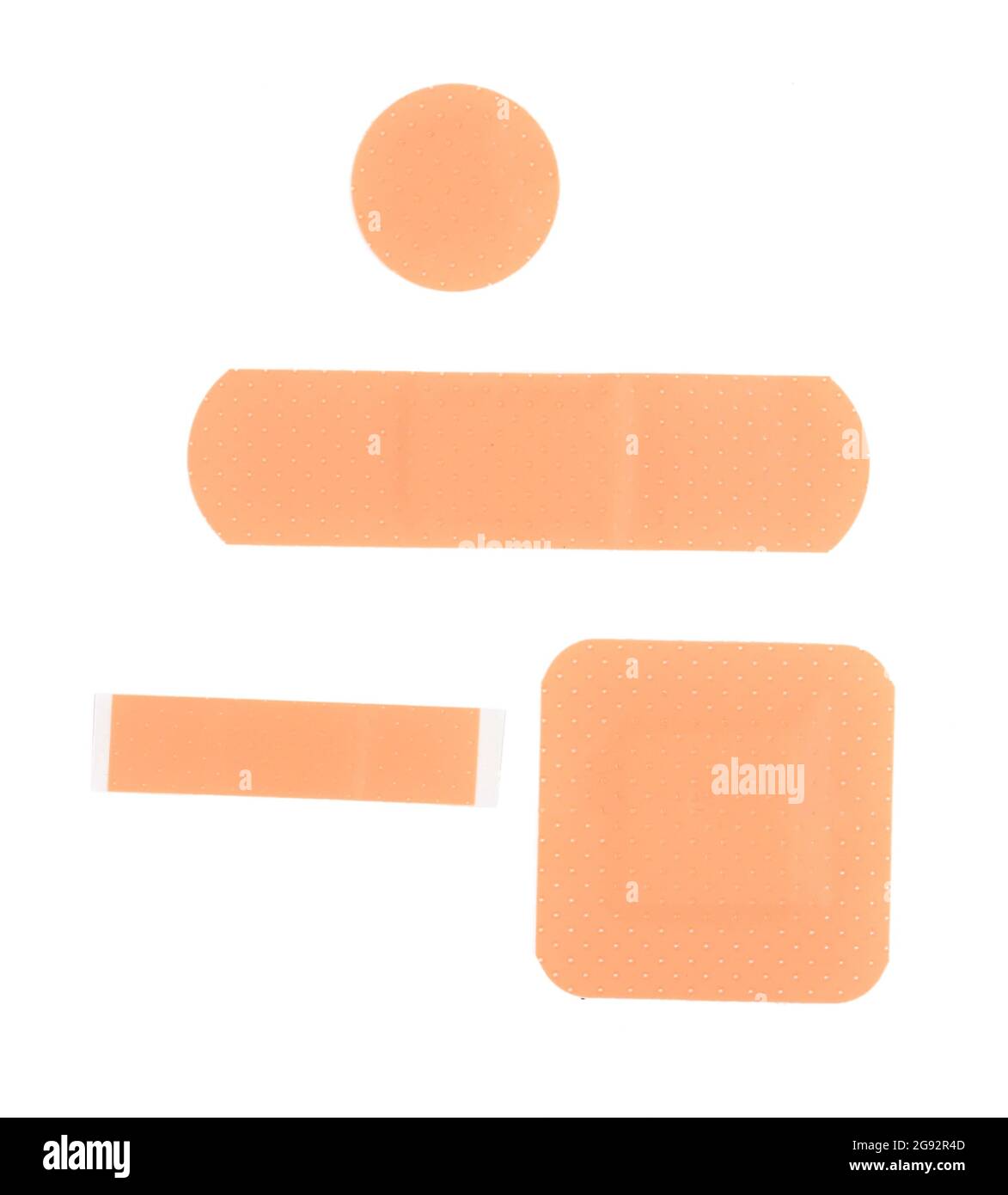 Medical plaster isolated on white Stock Photo - Alamy