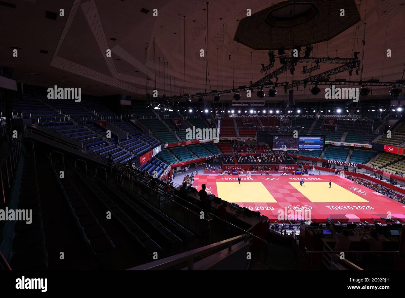 Tokyo, Japan. 24th July, 2021. General view of stadium Judo : The Tokyo ...