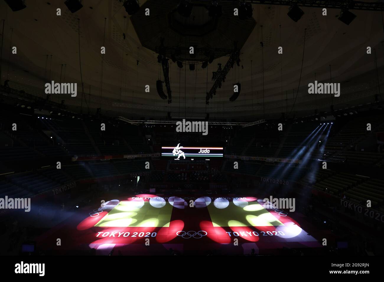 Tokyo, Japan. 24th July, 2021. General view of stadium Judo : The Tokyo ...