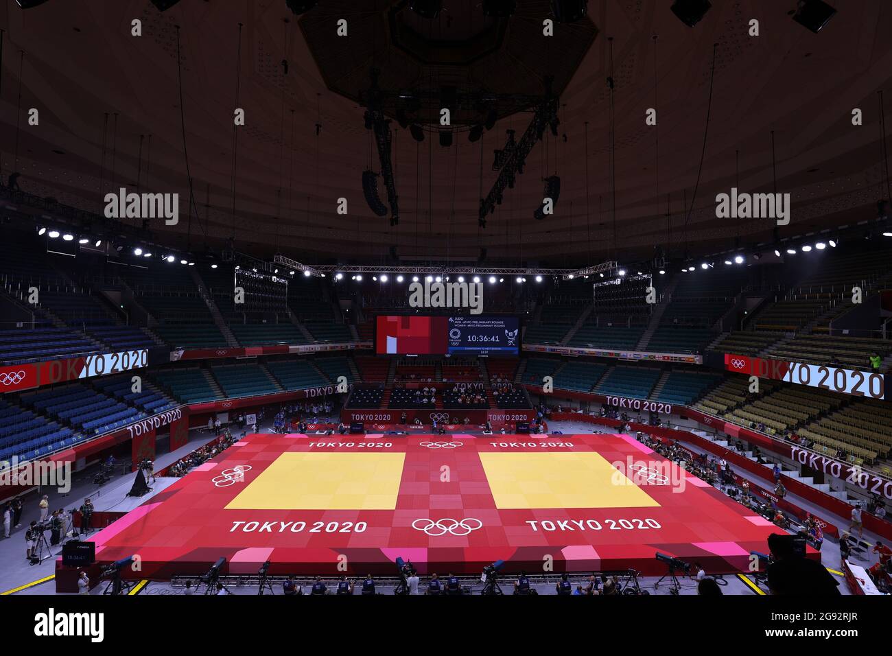Tokyo, Japan. 24th July, 2021. General view of stadium Judo : The Tokyo ...