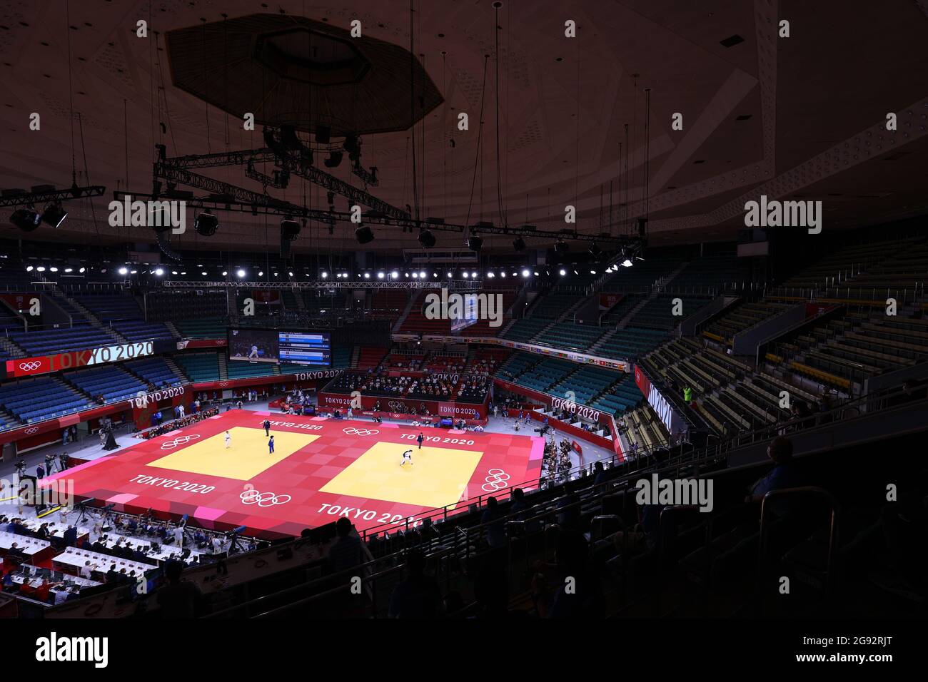 Tokyo, Japan. 24th July, 2021. General view of stadium Judo : The Tokyo ...