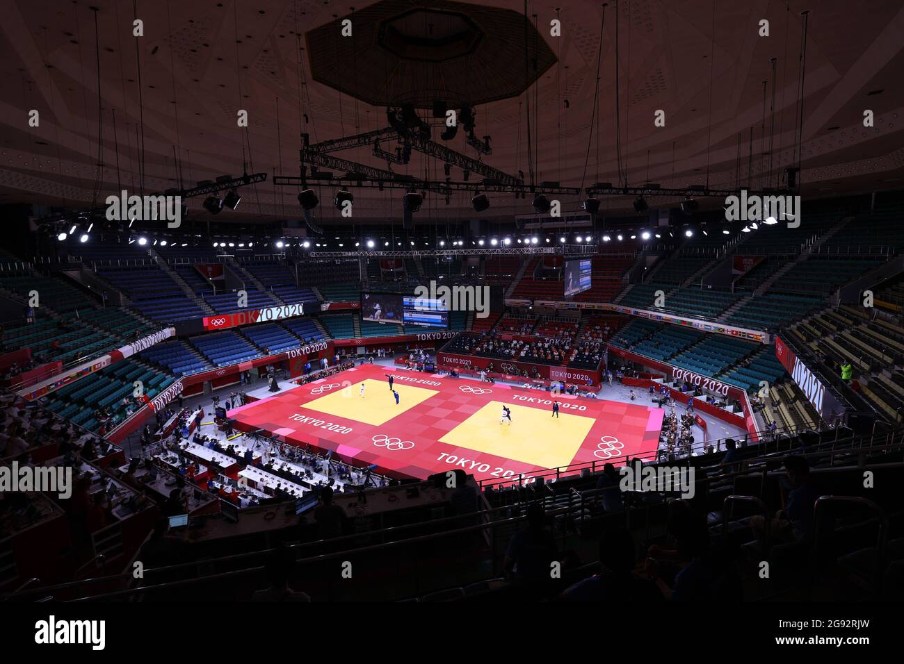 Tokyo, Japan. 24th July, 2021. General view of stadium Judo : The Tokyo ...