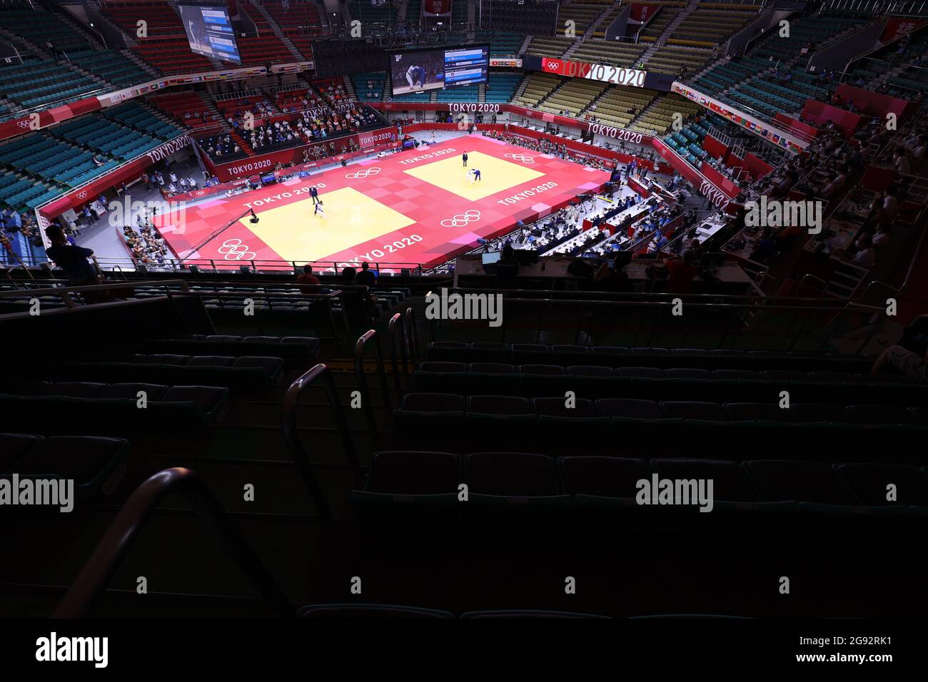 Tokyo, Japan. 24th July, 2021. General view of stadium Judo : The Tokyo ...