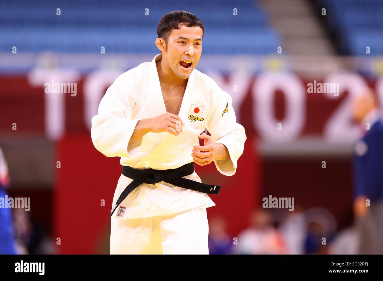 Tokyo, Japan. 24th July, 2021. Naohisa Takato (JPN) Judo : Men's -60kg ...