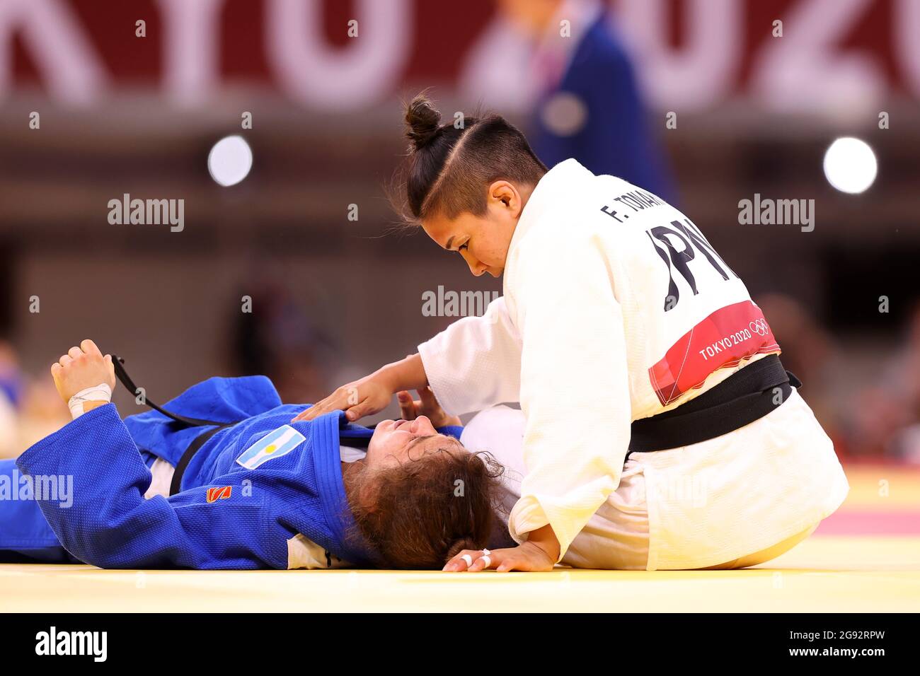 Tokyo, Japan. 24th July, 2021. Funa Tonaki (JPN) Judo : Women's -48kg Quarter-Final during the ...