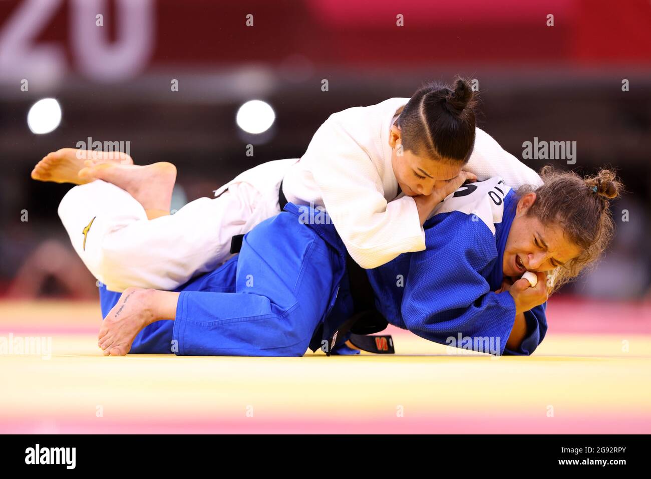 Tokyo, Japan. 24th July, 2021. Funa Tonaki (JPN) Judo : Women's -48kg Quarter-Final during the ...
