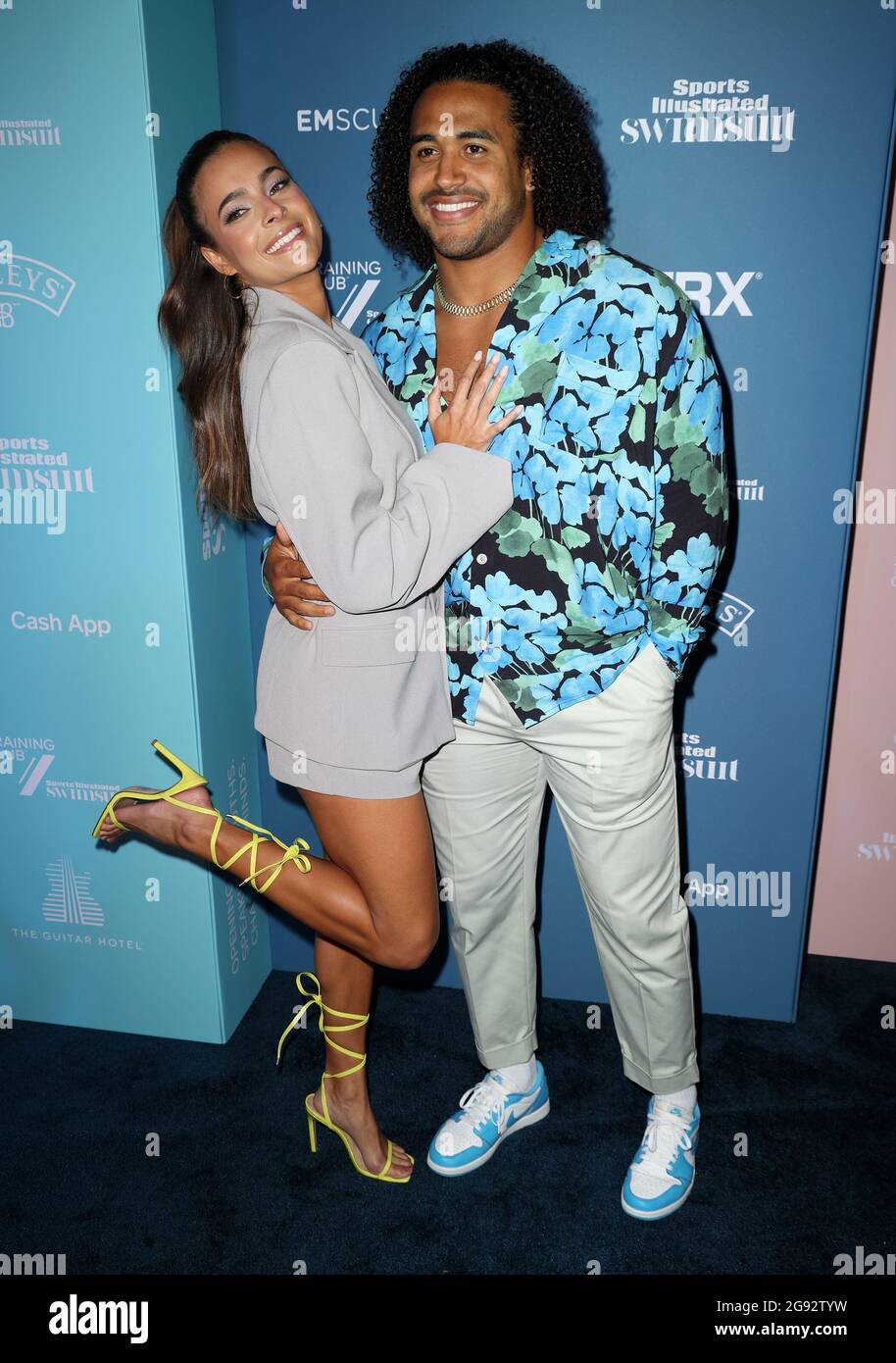 Miami, USA. 23rd July, 2021. HOLLYWOOD, FLORIDA - JULY 23: Ally ...