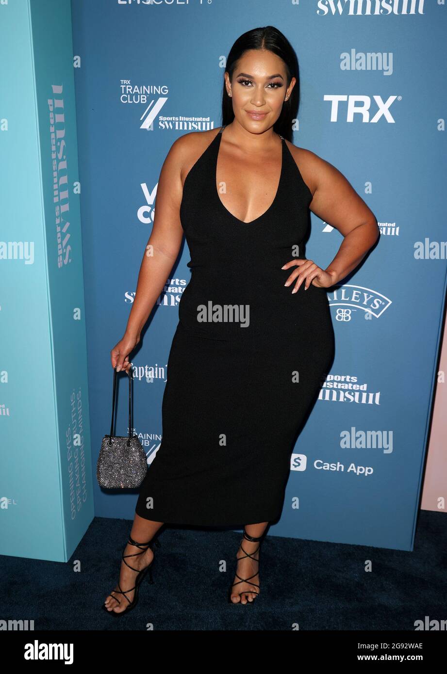 HOLLYWOOD, FLORIDA - JULY 23: Amanda Kay attends the Sports Illustrated ...