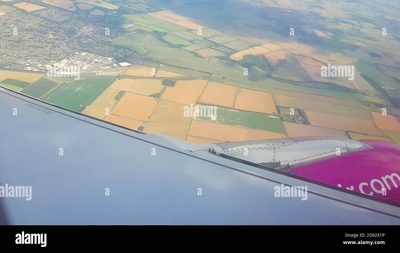 Vertical format video flying above hi-res stock photography and images ...