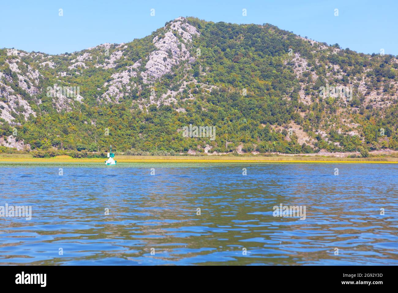 Mountain and Skadar lake in Montenegro and Albania . Skadar Lake ...