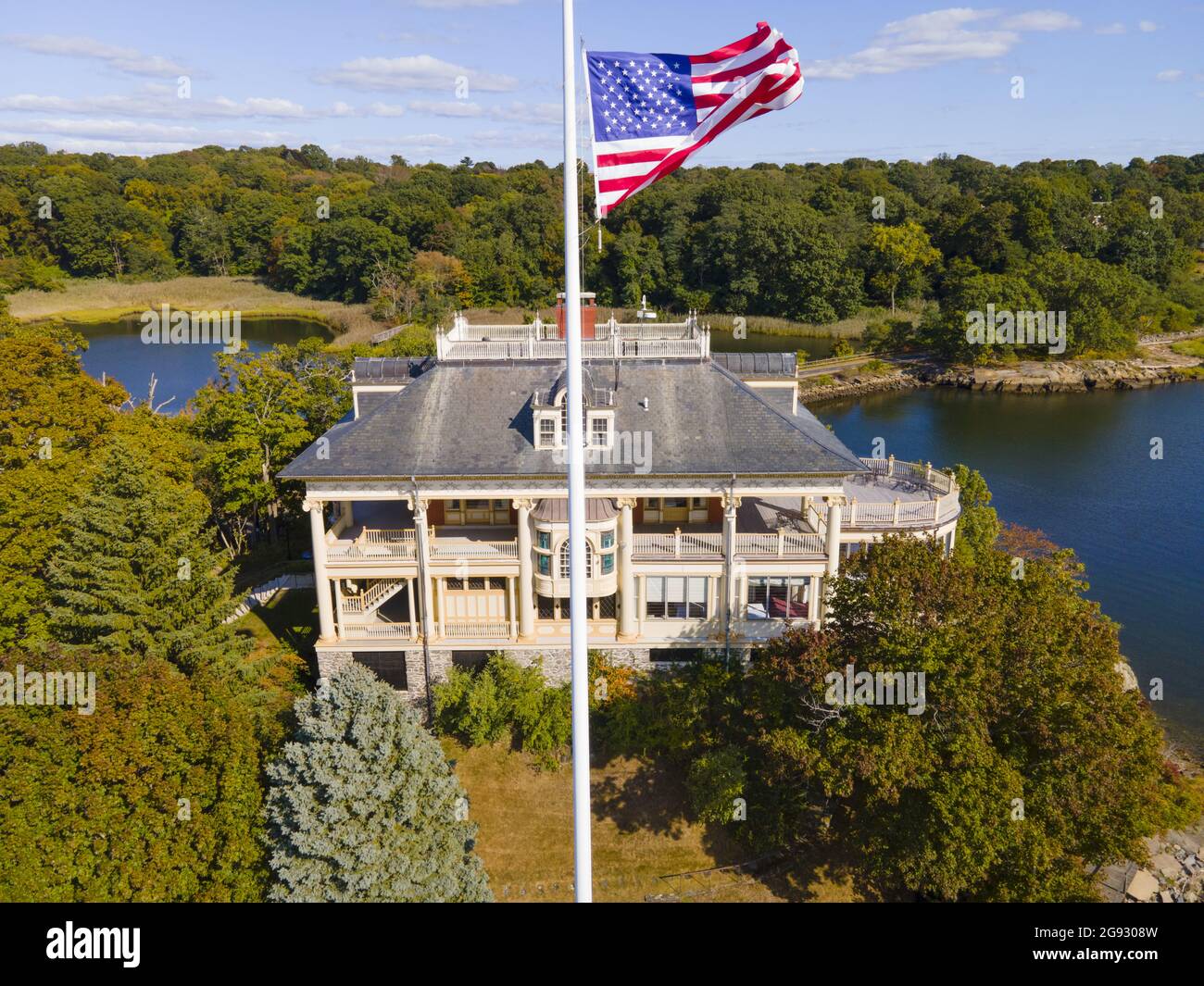 Aerial view providence river hi-res stock photography and images - Alamy