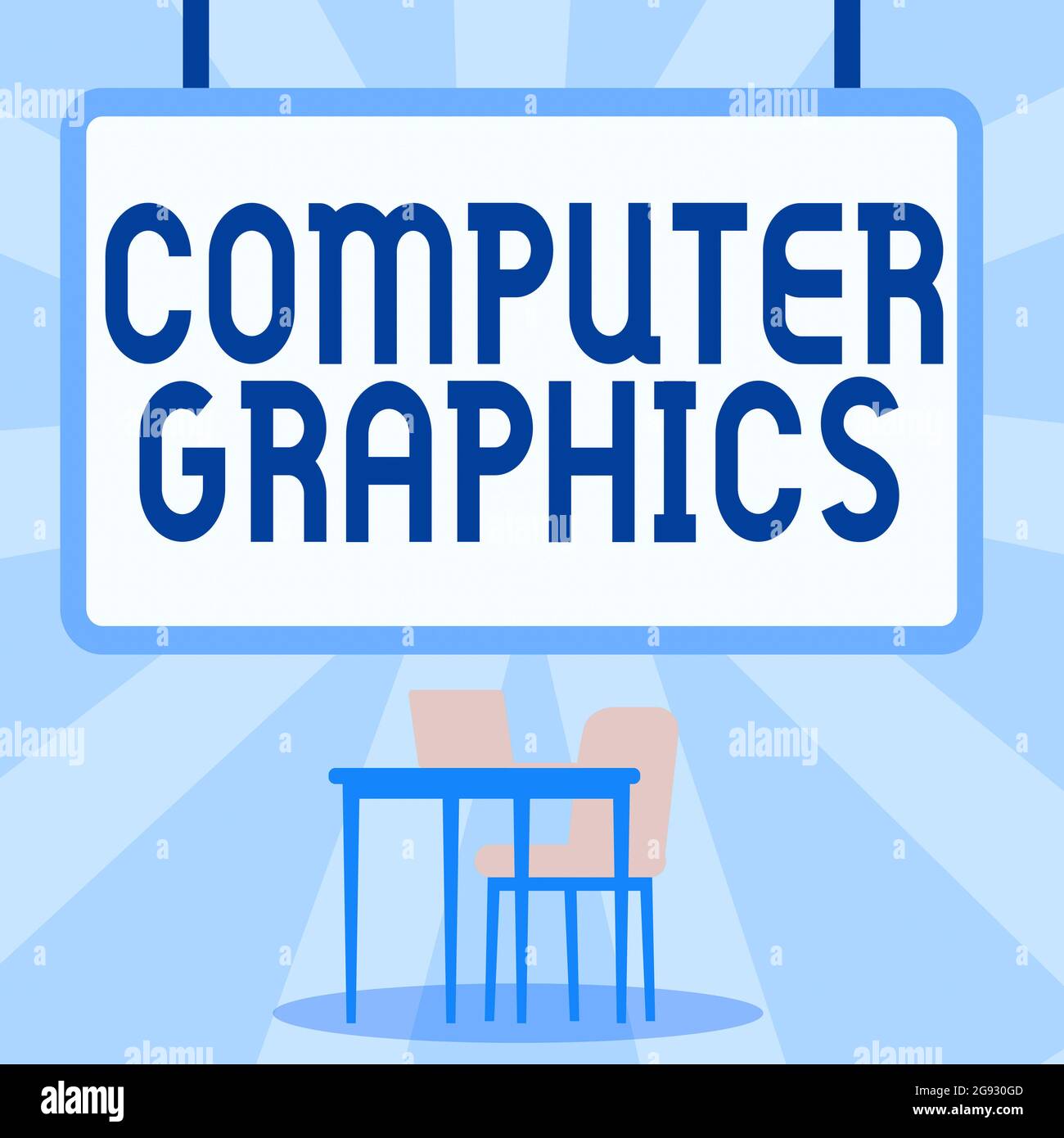 Conceptual display Computer Graphics. Word for visual representations ...