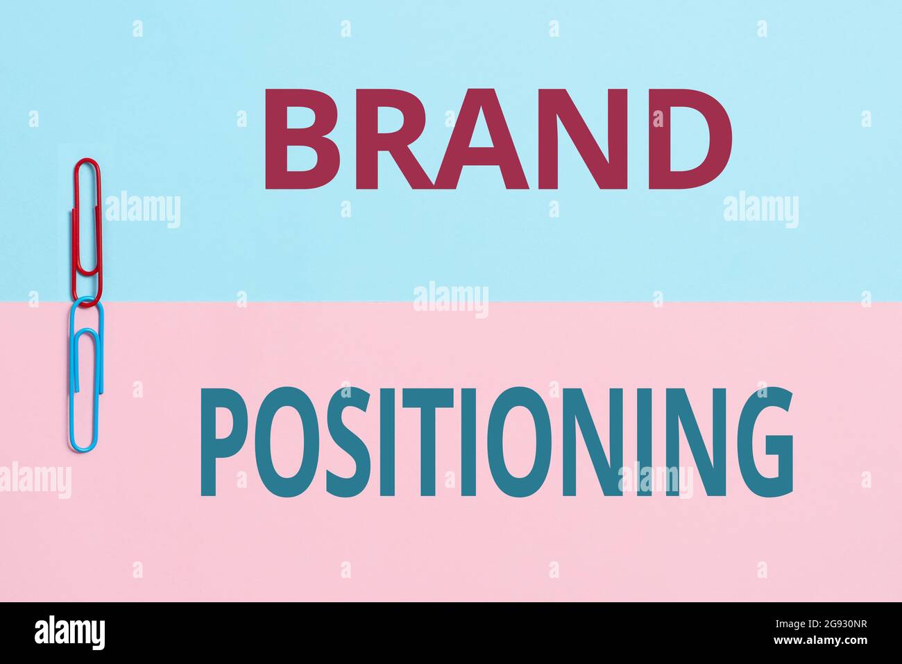 Hand writing sign Brand Positioning. Word for creating a unique ...