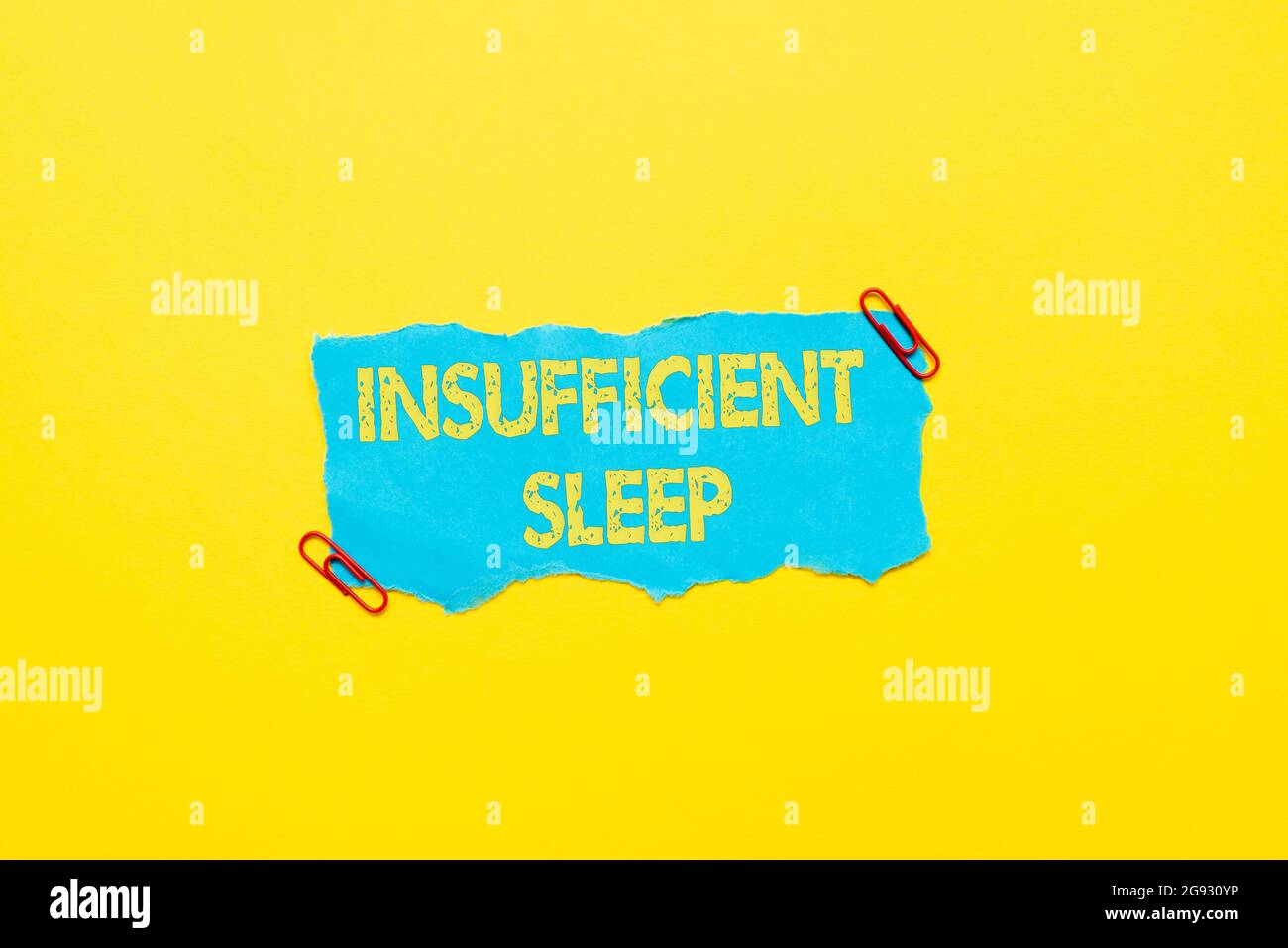 Text sign showing Insufficient Sleep. Business showcase condition of ...