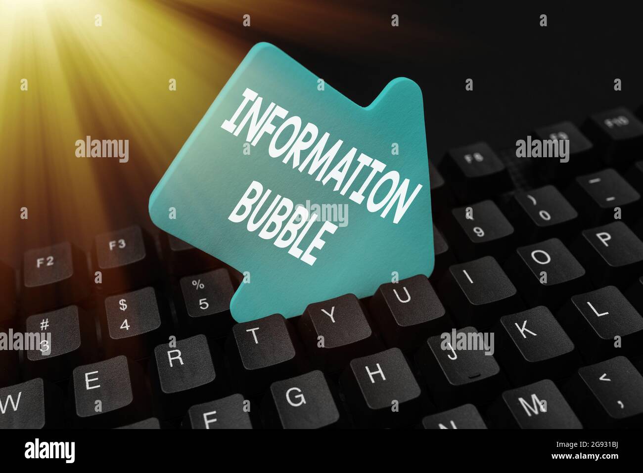 Hand writing sign Information Bubble. Business idea phenomenon that ...