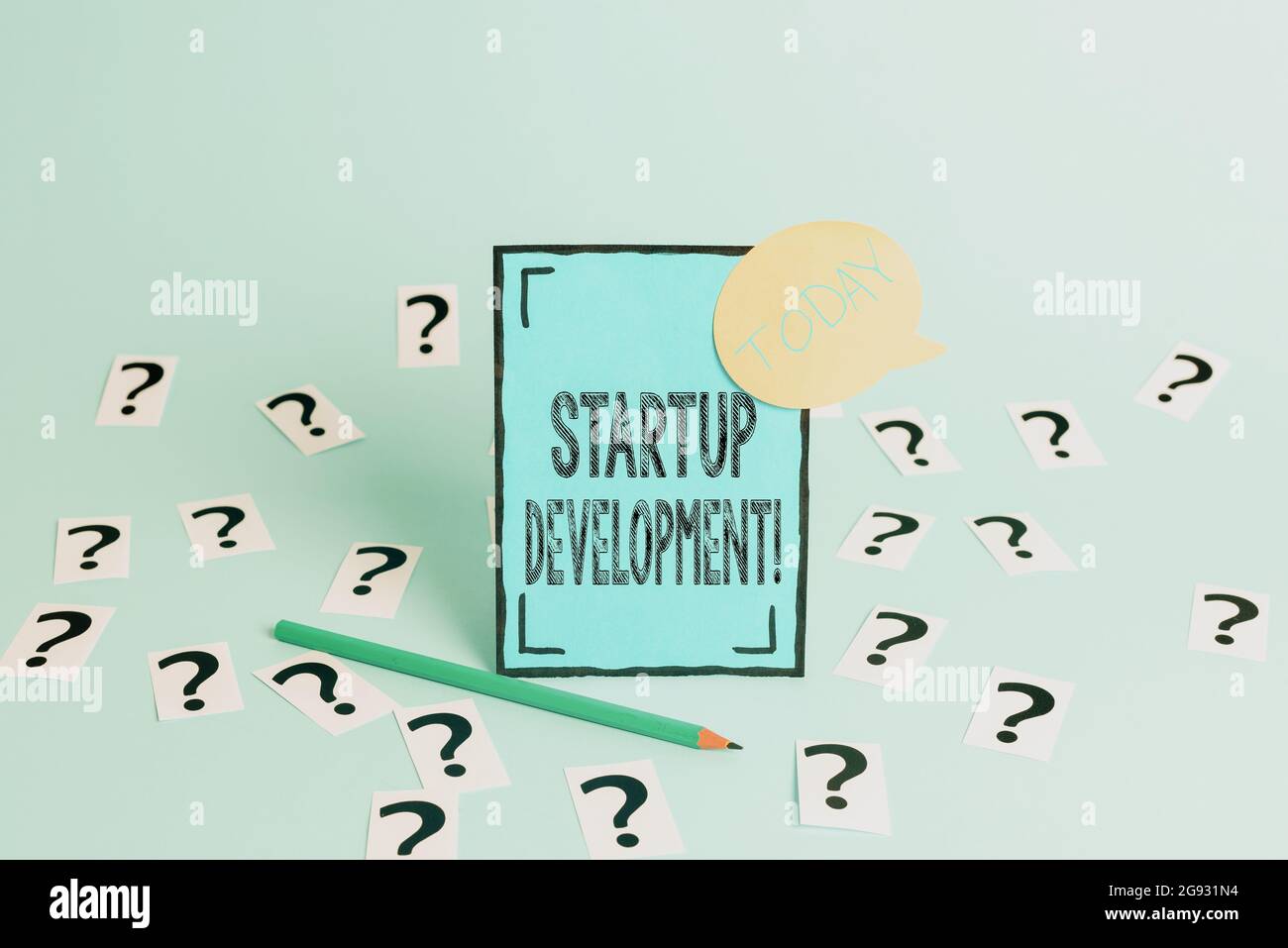 Conceptual caption Startup Development. Concept meaning efficiently ...