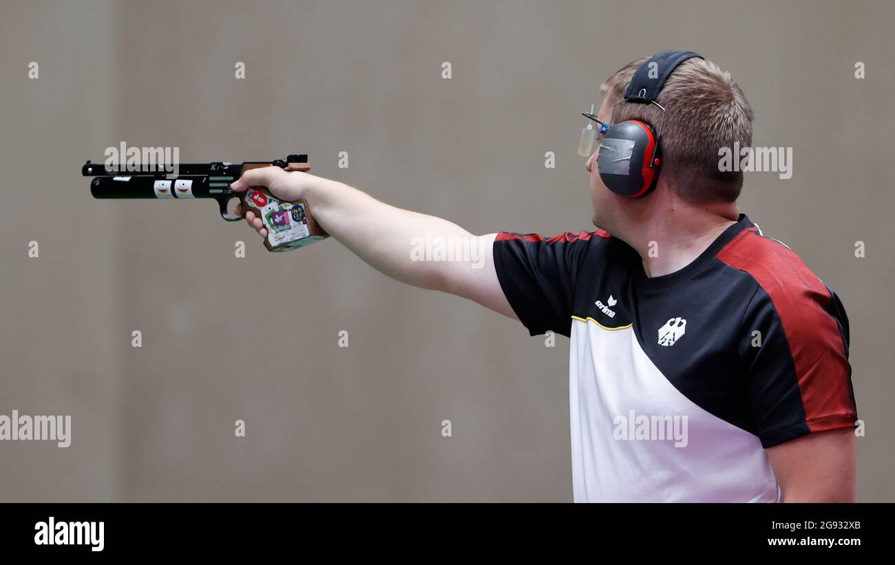 Tokyo, Japan. 24th July, 2021. Shooting: Olympics, preliminary ...