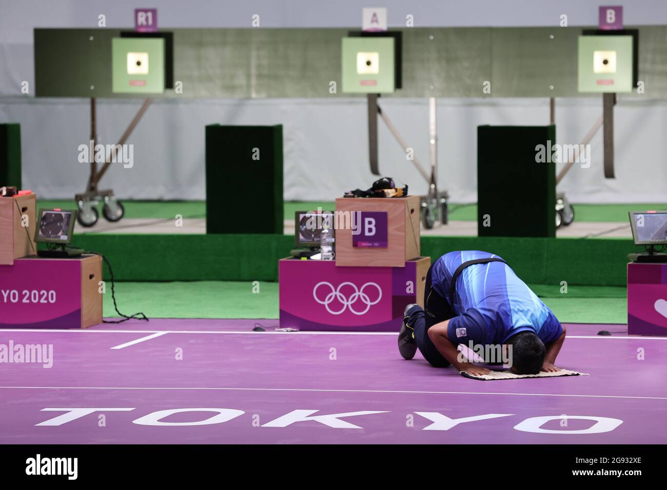 Tokyo, Japan. 24th July, 2021. Shooting: Olympics, final, air pistol 10 ...