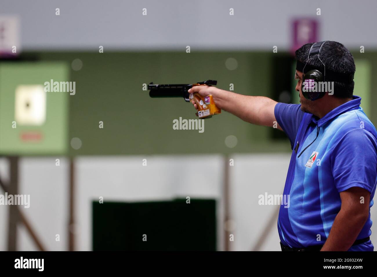 Tokyo, Japan. 24th July, 2021. Shooting: Olympics, Final, Air Pistol 10 ...