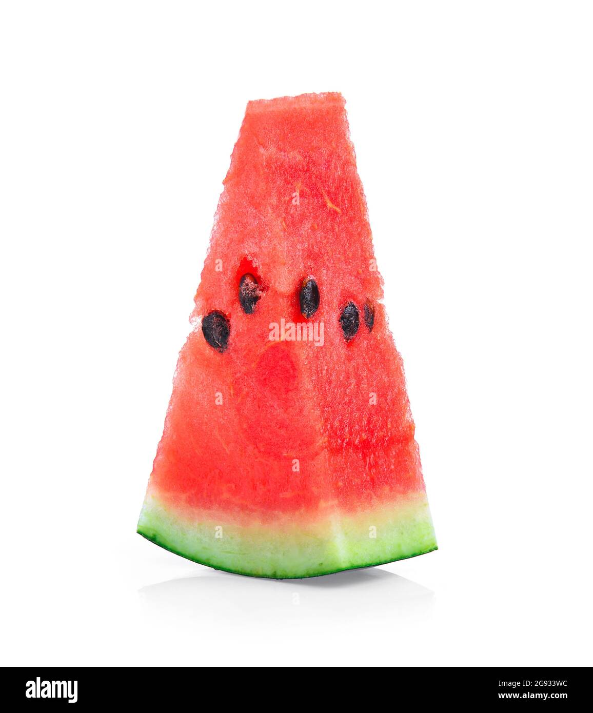 Sliced of watermelon isolated on white background Stock Photo - Alamy