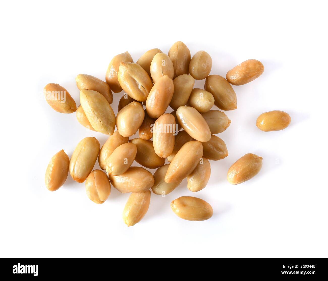 peanuts isolated on white background Stock Photo - Alamy