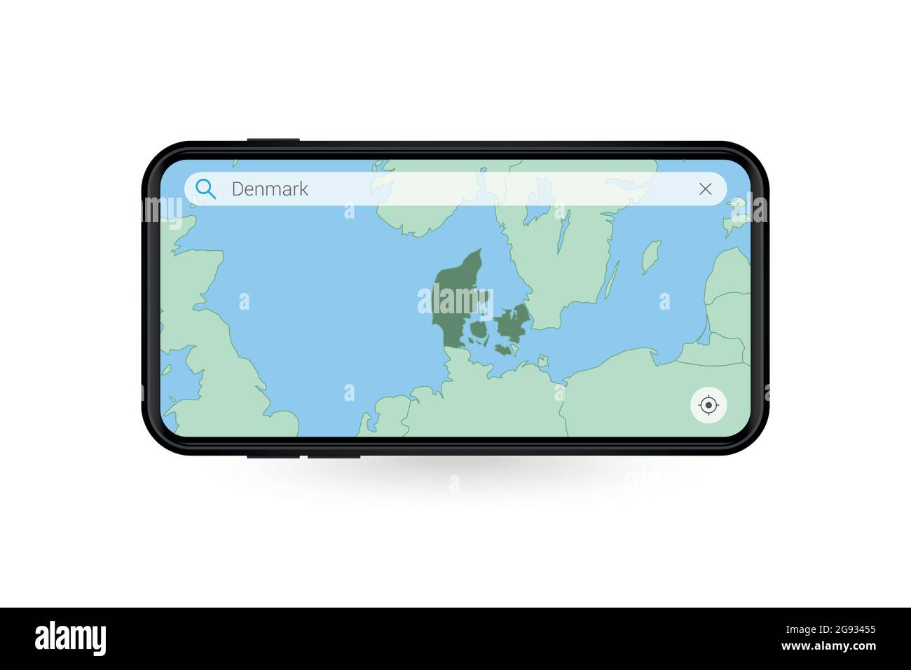 Scandinavian peninsula map Cut Out Stock Images & Pictures - Alamy