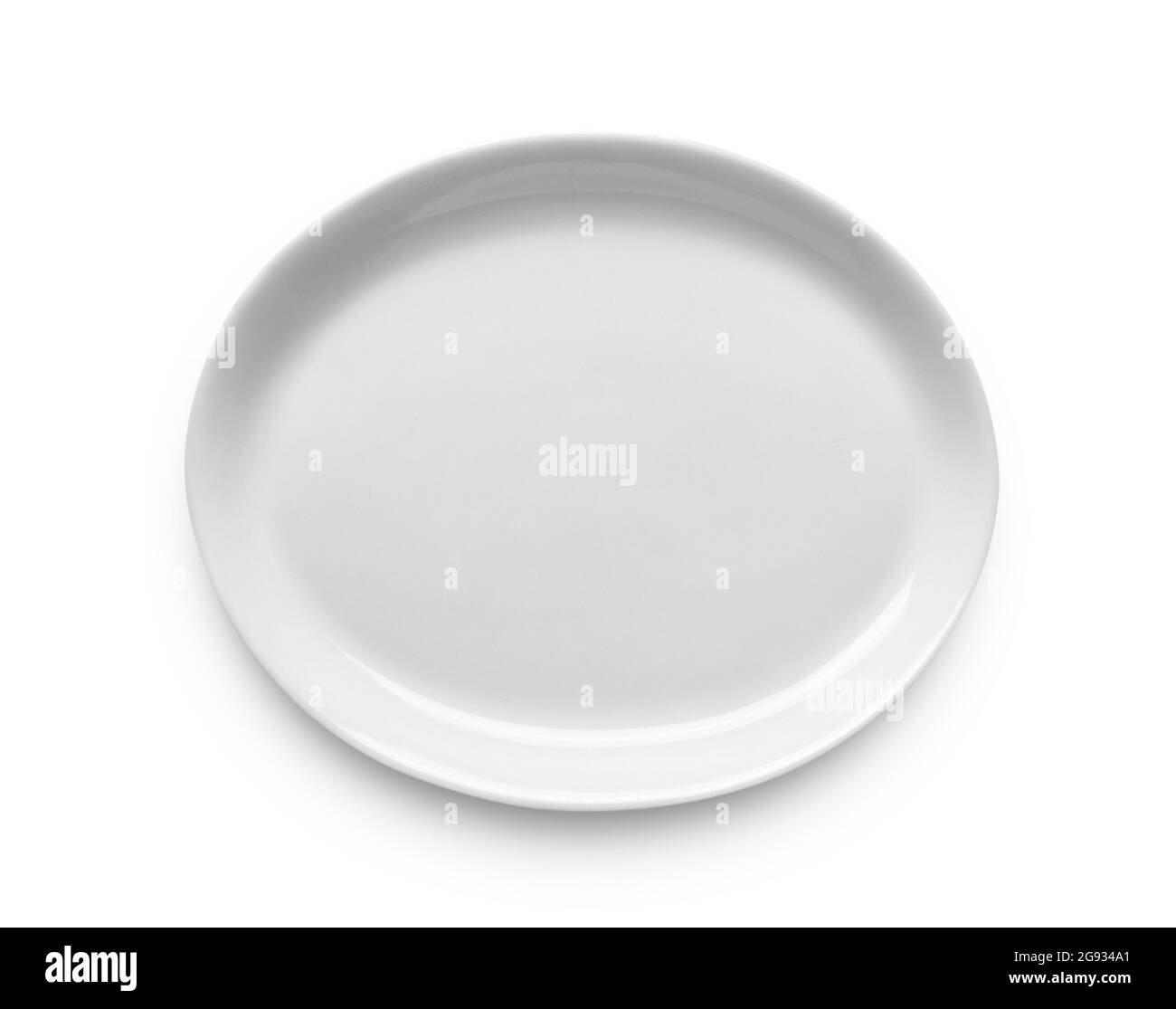 plate on white background Stock Photo - Alamy