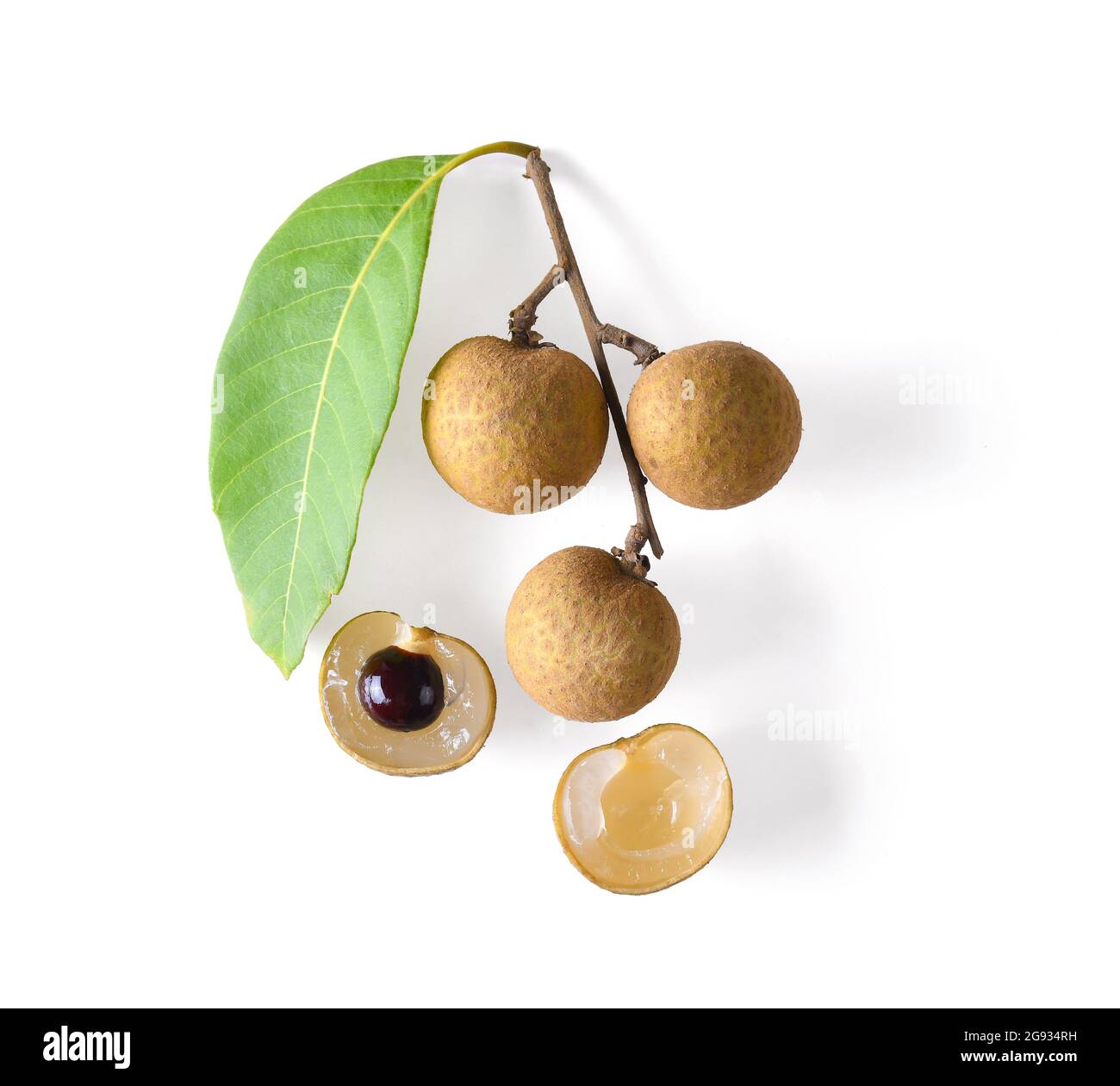 longan on white background Stock Photo - Alamy