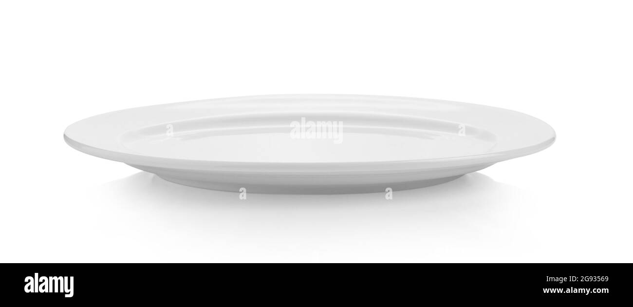 plate on white background Stock Photo - Alamy