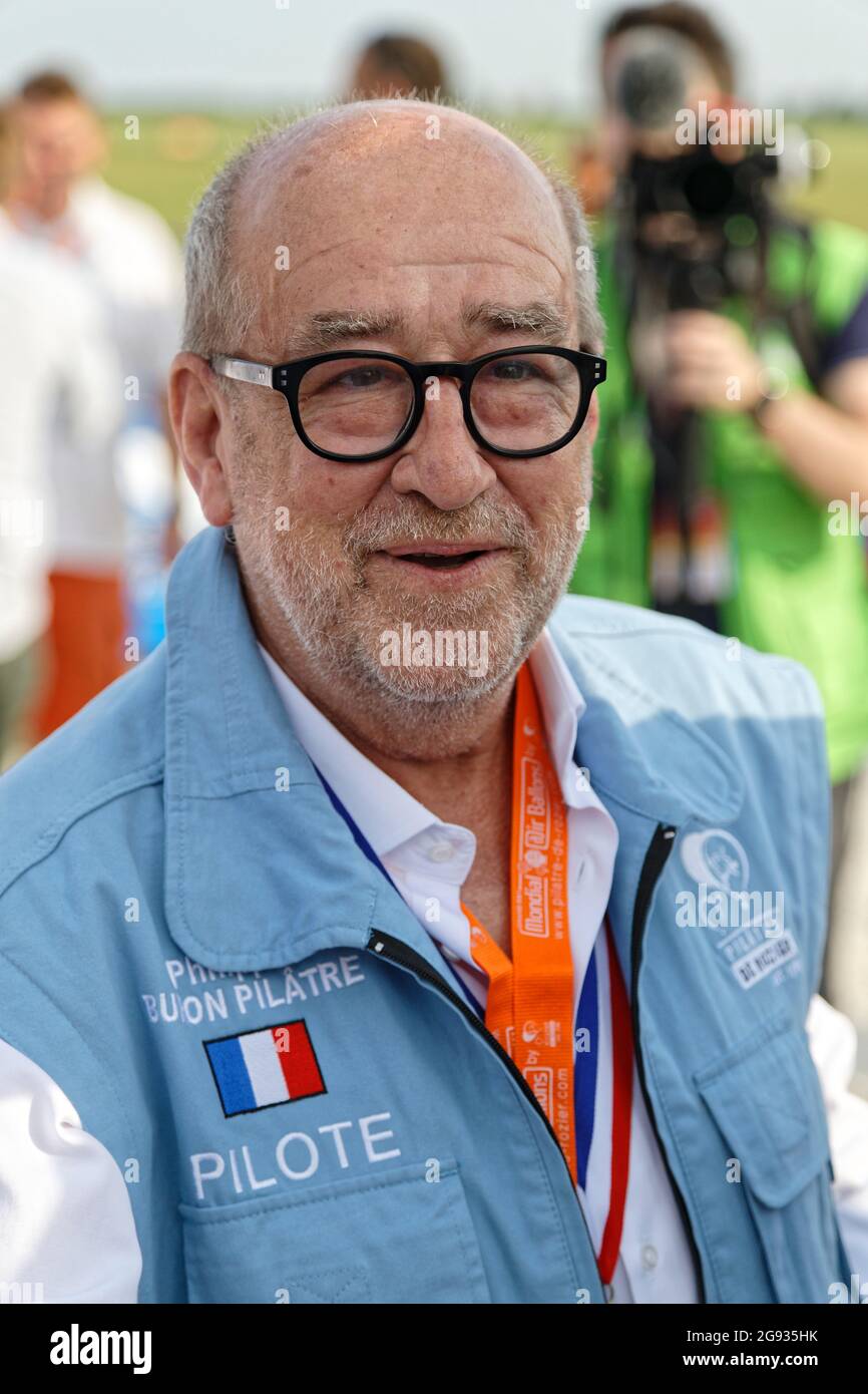 Chambley, France. 23th July, 2021. Philippe Buron-Pilâtre, organizer of ...