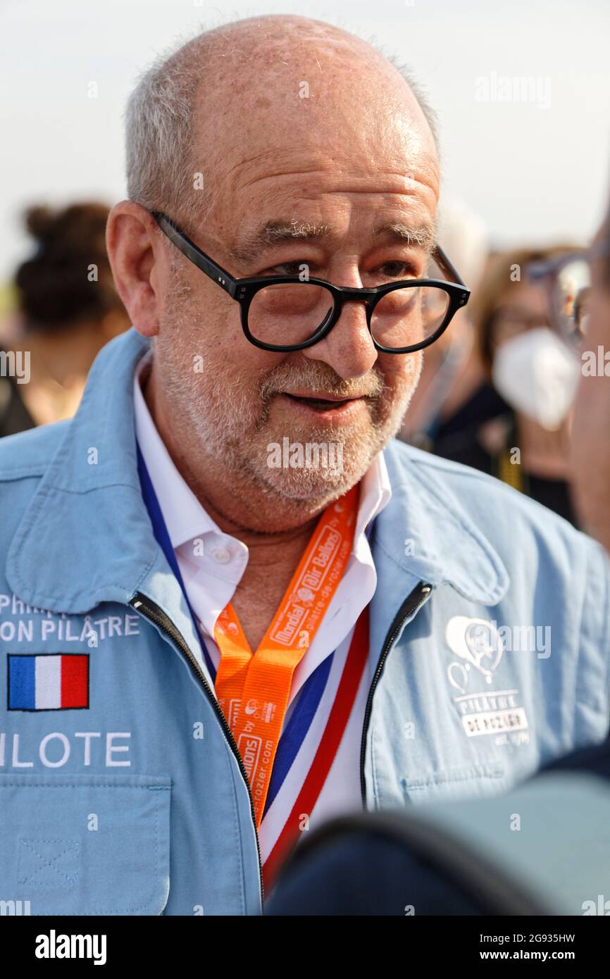 Chambley, France. 23th July, 2021. Philippe Buron-Pilâtre, organizer of ...