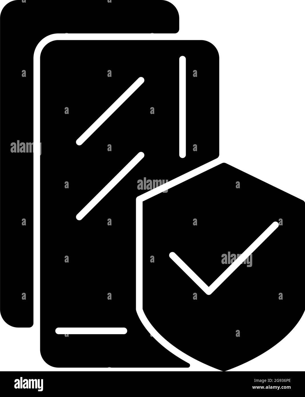 Mobile phone protectors Stock Vector Images - Alamy