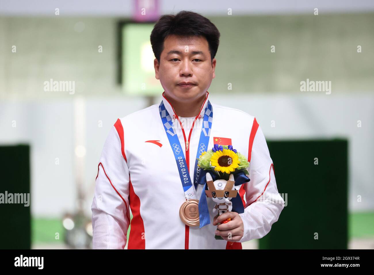 Tokyo, Japan. 24th July, 2021. PANG Wei (CHN) Shooting - Rifle : Men's ...