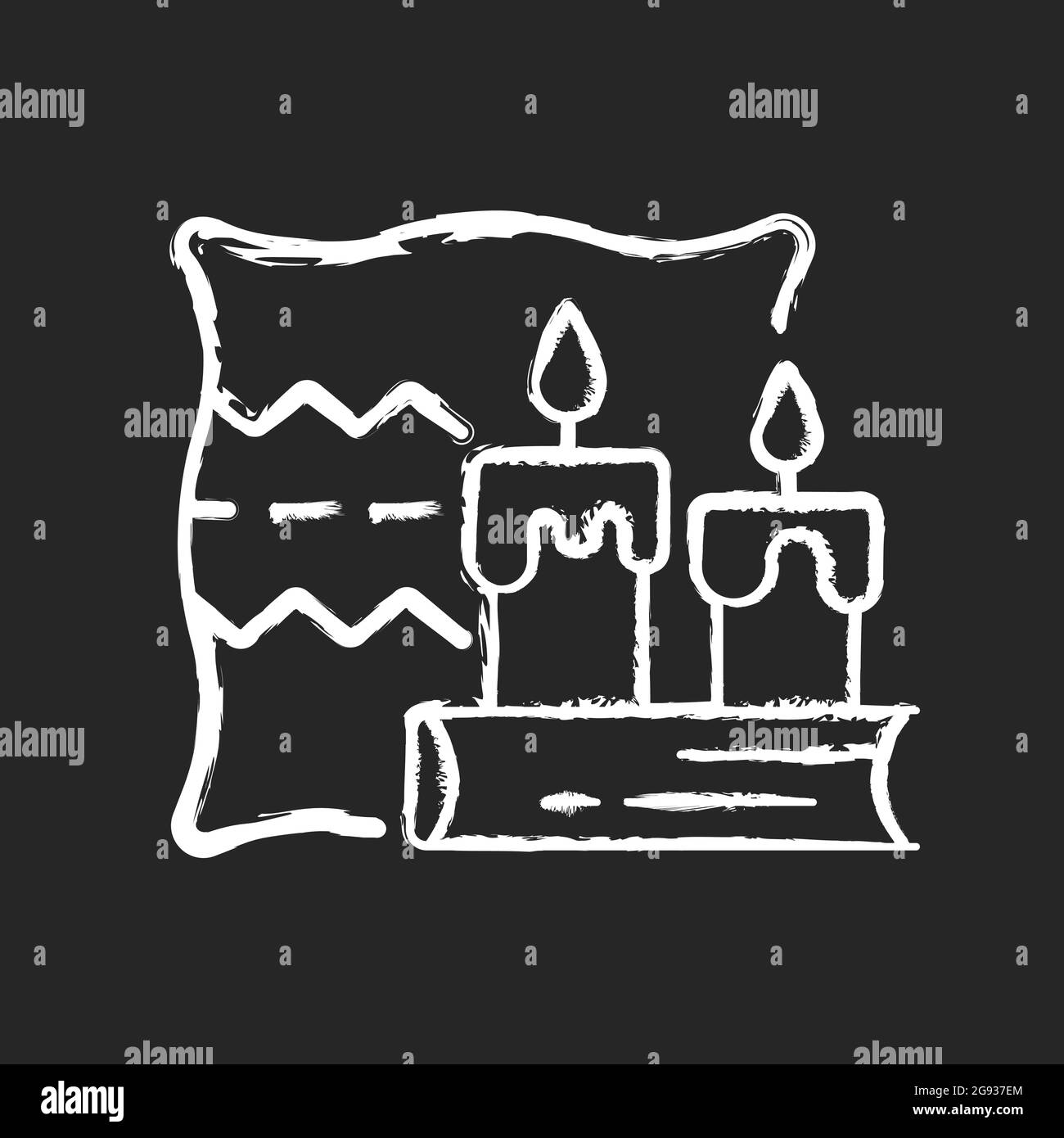 Autumn background chalk board Black and White Stock Photos & Images - Alamy