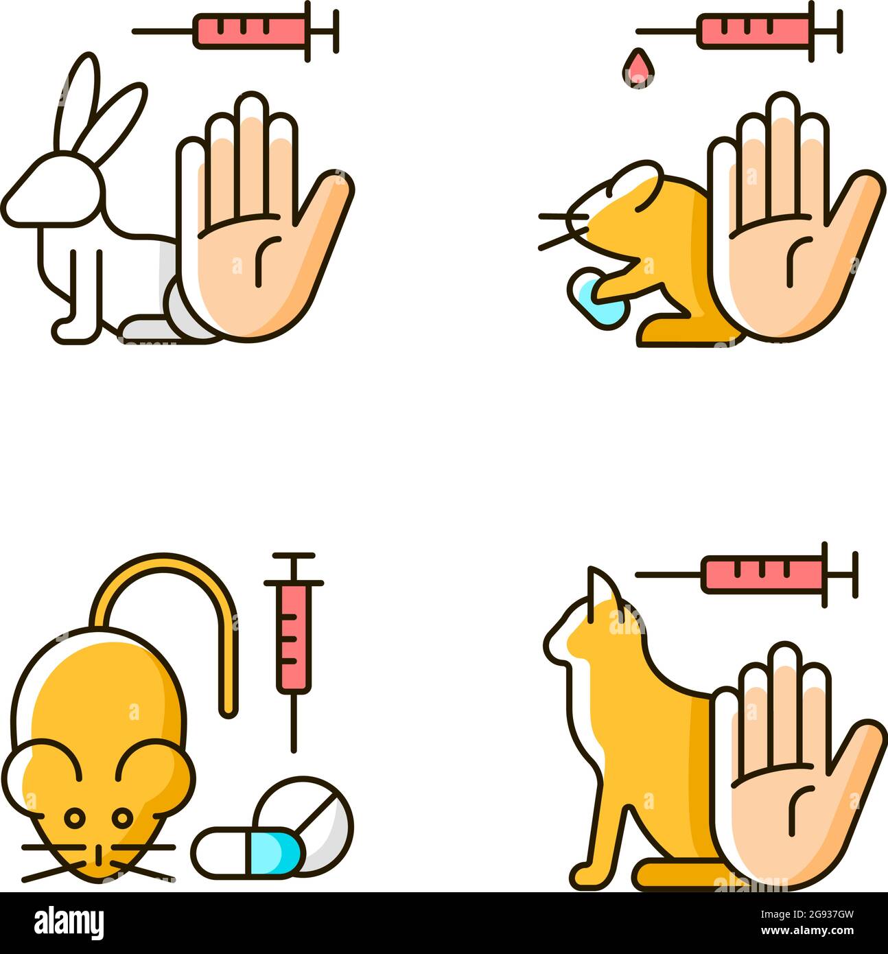 Cruelty mouse Stock Vector Images - Alamy