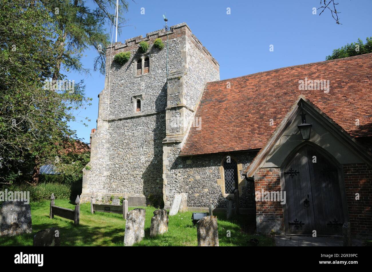 St Mary the Virgin Church, Turville, Buckinghamshire Stock Photo - Alamy