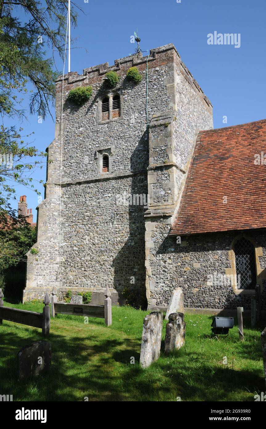St Mary the Virgin Church, Turville, Buckinghamshire Stock Photo - Alamy