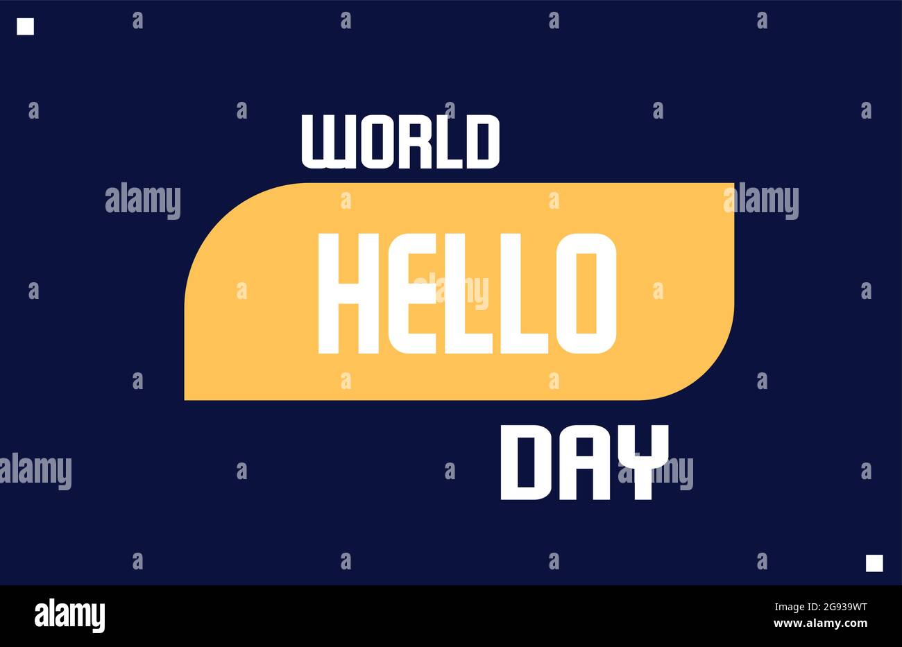 Hello world image Stock Vector Images - Alamy