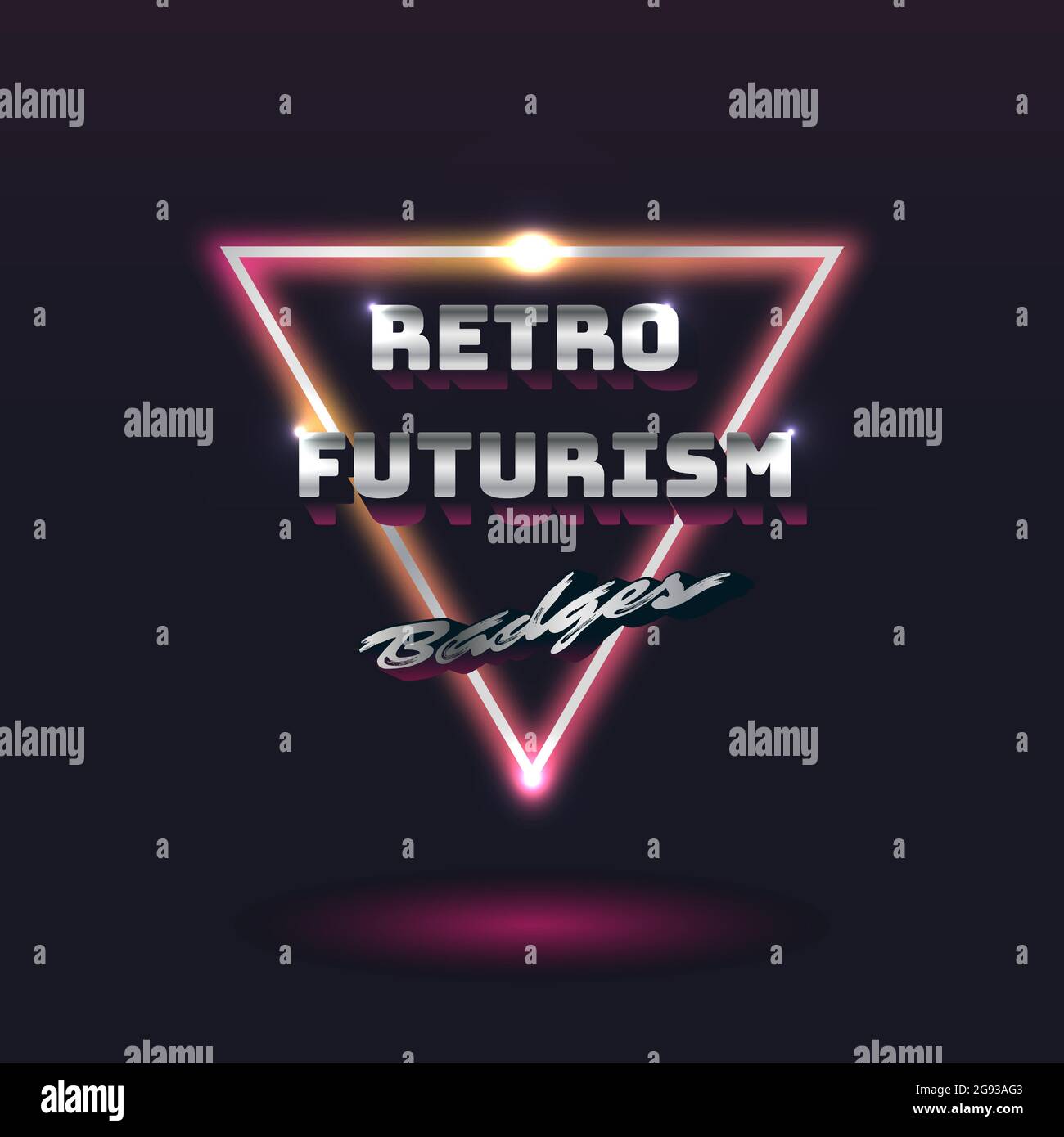 Triangle Badge High Resolution Stock Photography and Images - Alamy