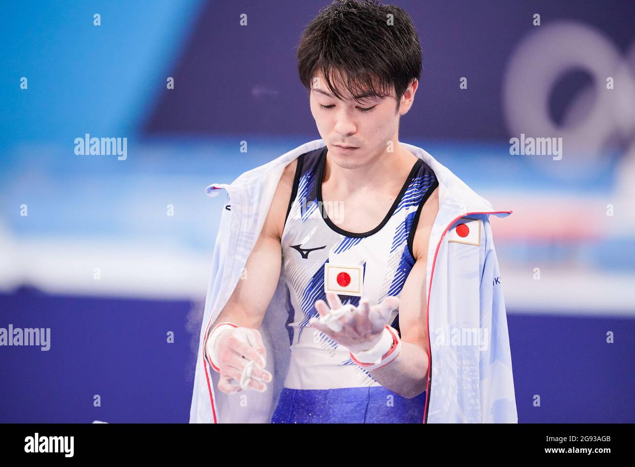 Tokyo, Japan. 24th July, 2021. Kohei Uchimura (JPN) Gymnastics ...