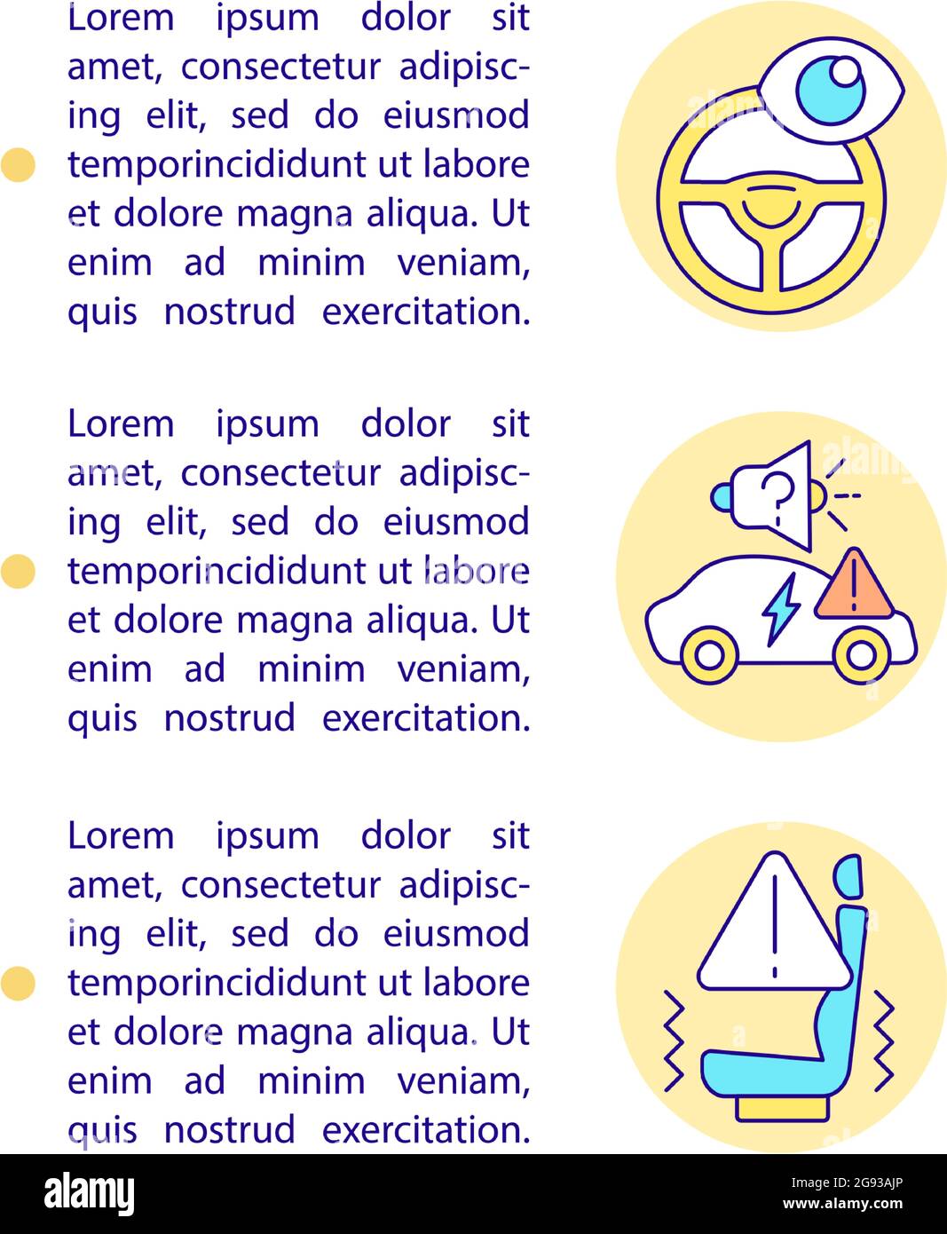 EV test drive concept line icons with text Stock Vector Image & Art - Alamy