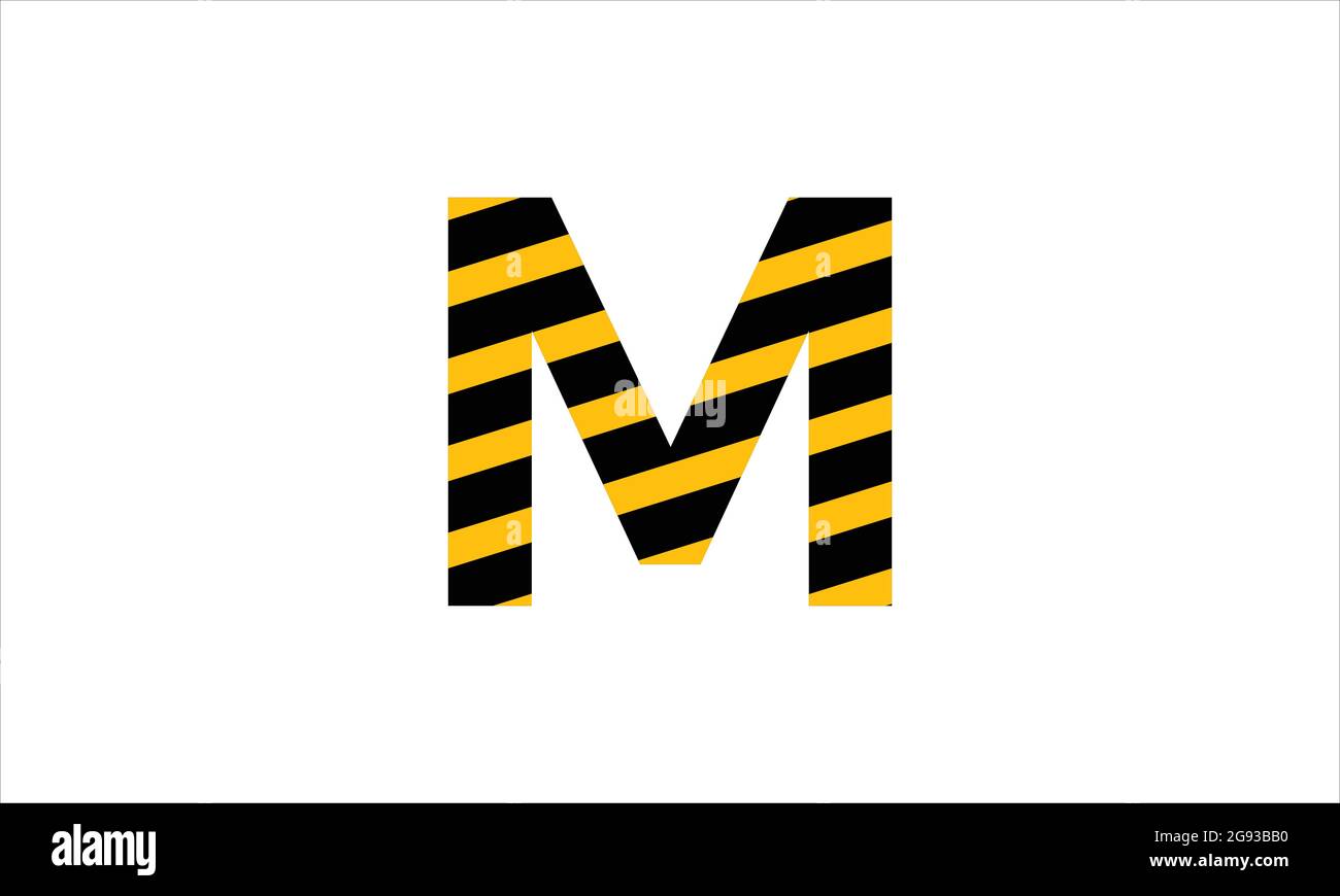 Yellow letter m hi-res stock photography and images - Alamy