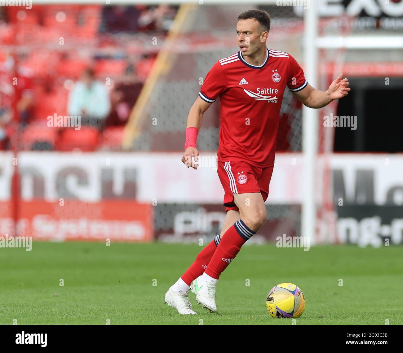 Andrew Considine of Aberdeen during the UEFA Europa Conference League ...